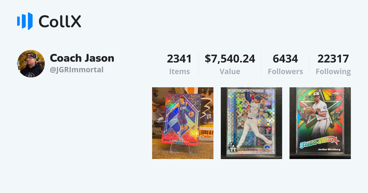 CollX: Scan sports cards to find out what they’re worth