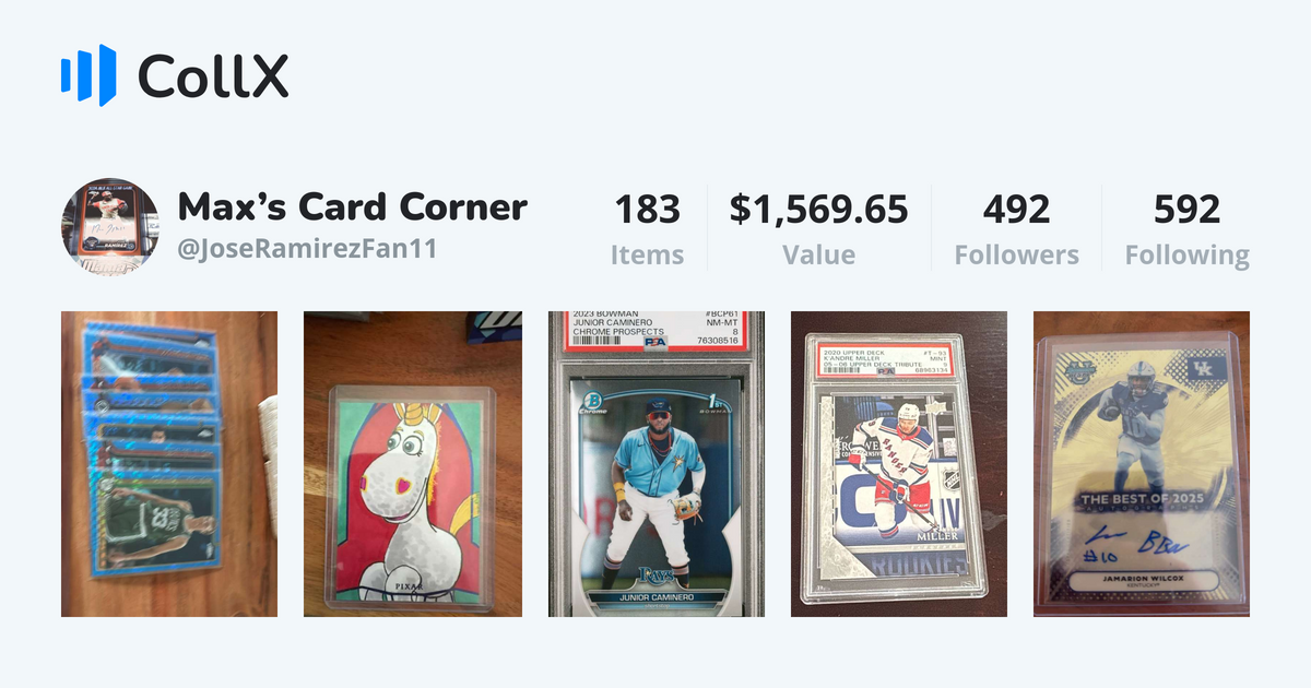 CollX: Scan sports cards to find out what they’re worth