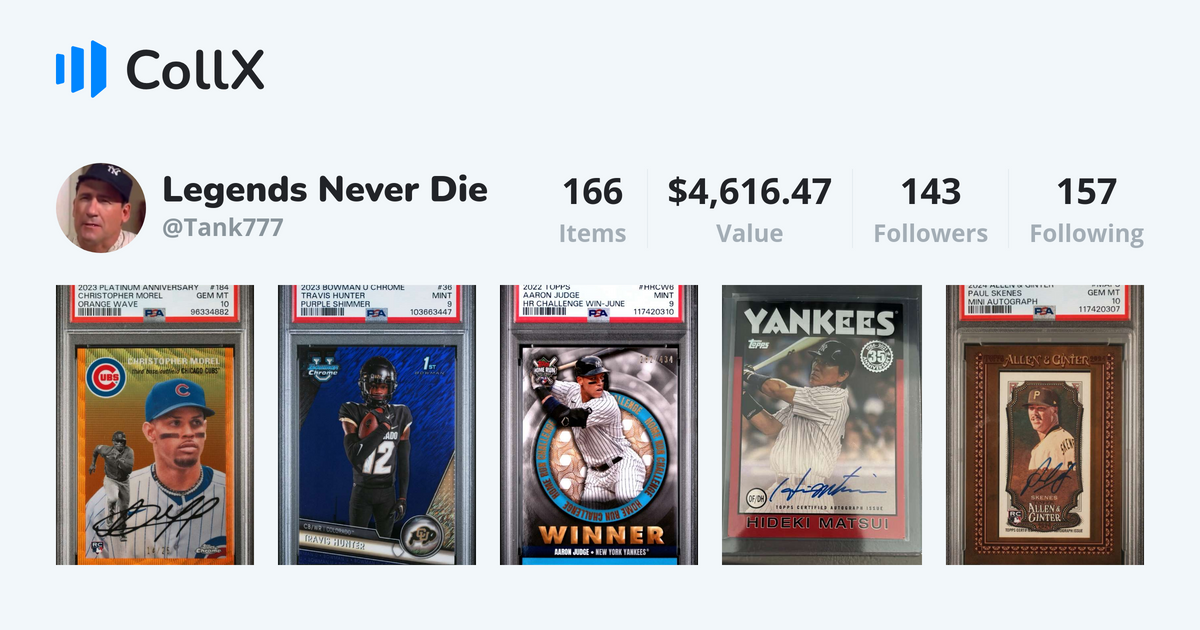 CollX: Scan sports cards to find out what they’re worth