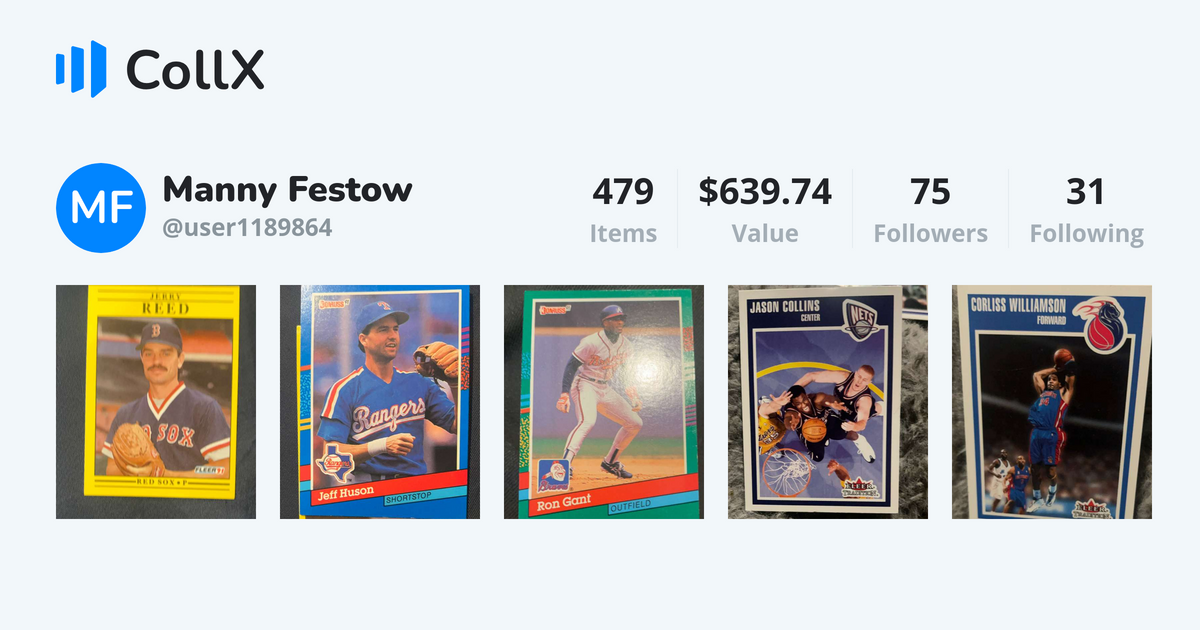 CollX: Scan sports cards to find out what they’re worth