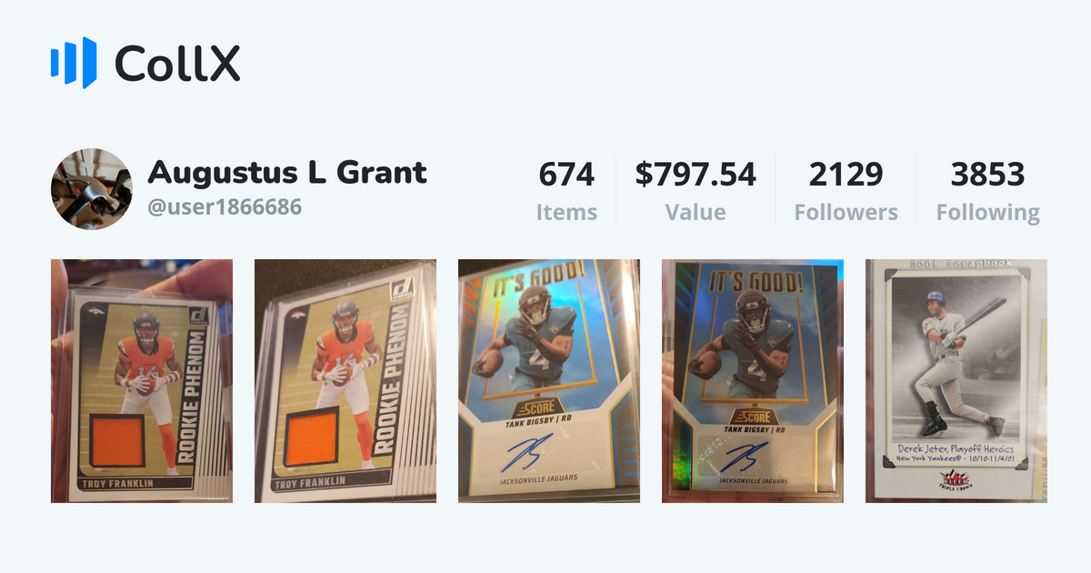 CollX: Scan sports cards to find out what they’re worth