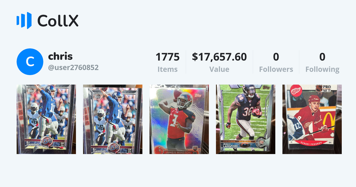 CollX: Scan sports cards to find out what they’re worth